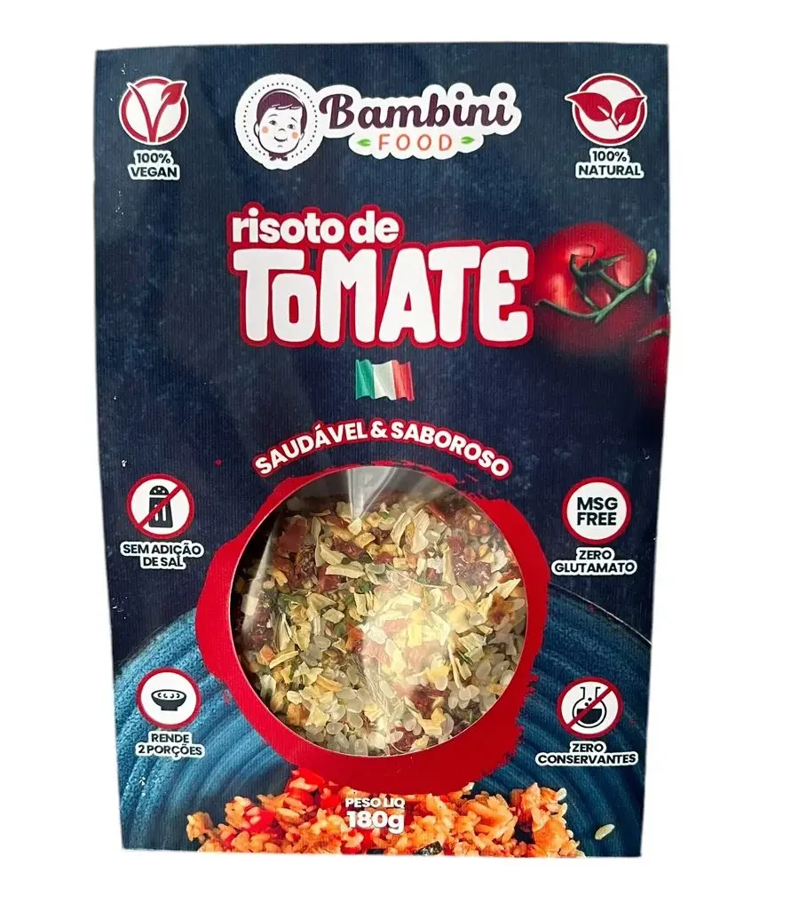 Risoto de Tomate - Bambini Food